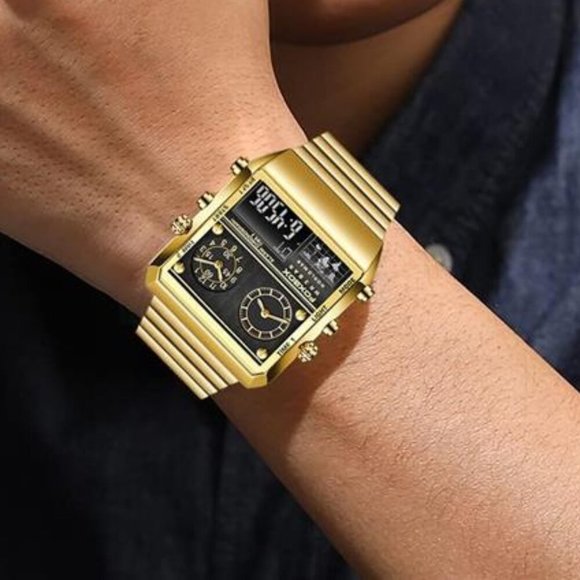 Accessories | New Gold Luxury Digital Watch | Poshmark
